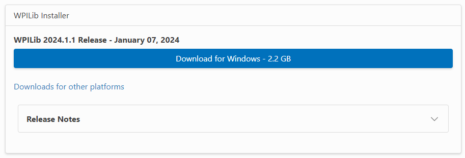 Installing WPILib VSCode | Everybot Docs